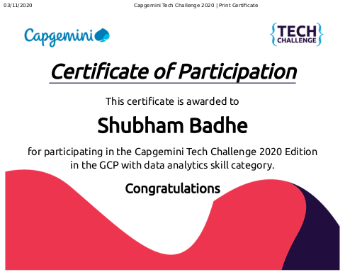 Shubham Badhe - Cloud Consultant | LinkedIn
